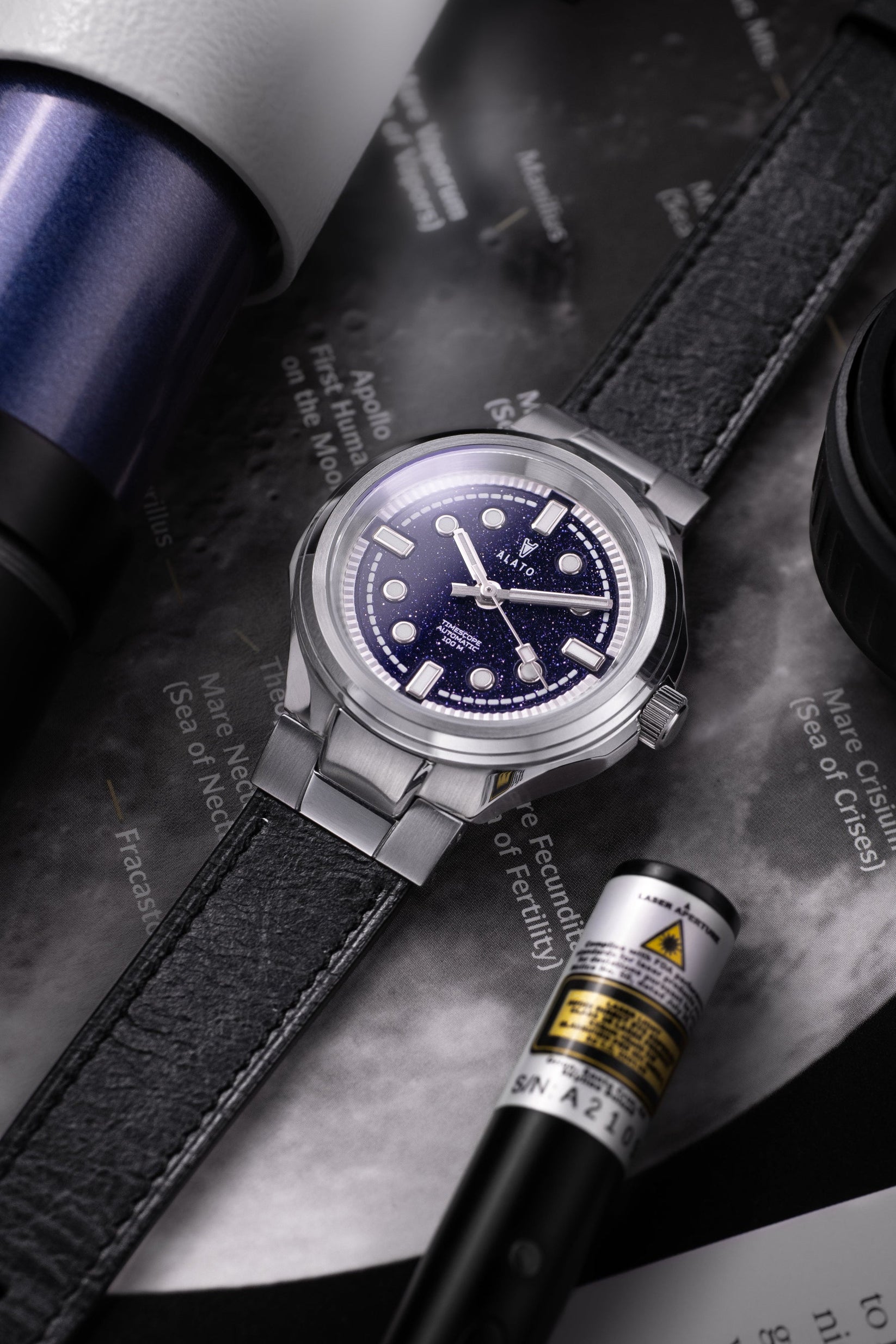 ALATO Timescope Automatic 100M 39.8mm ALATO® – Swedish Watch Microbrand